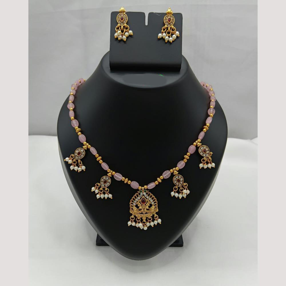 Lucentarts Jewellery Classic Pota And Austrian Stone Beaded Necklace Set – JewelEMarket
