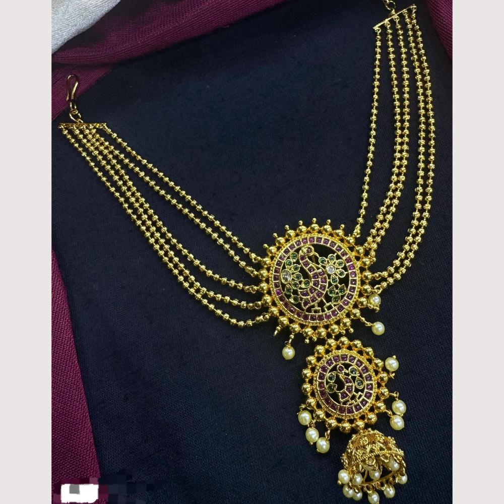 Manisha Jewellery Premium Pota Stone And Pearl Hair Accessories ...