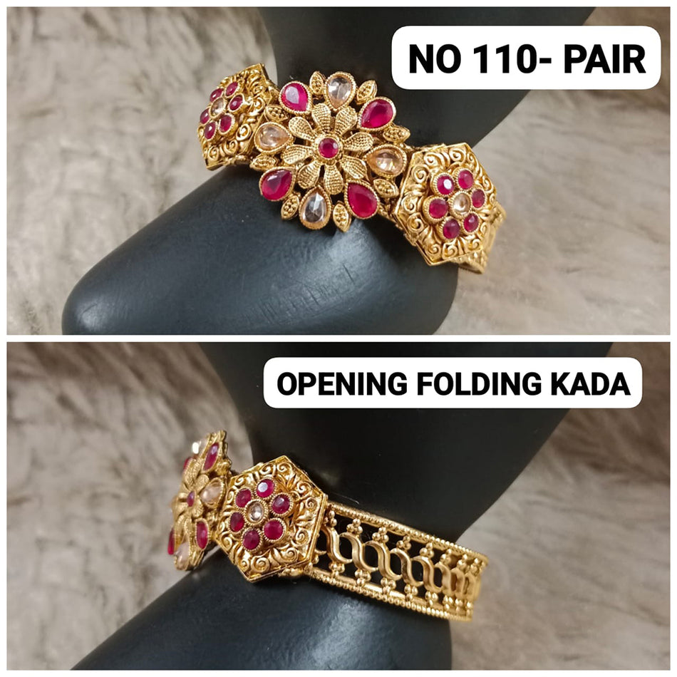 Star India Gold Plated openable Kada – JewelEMarket