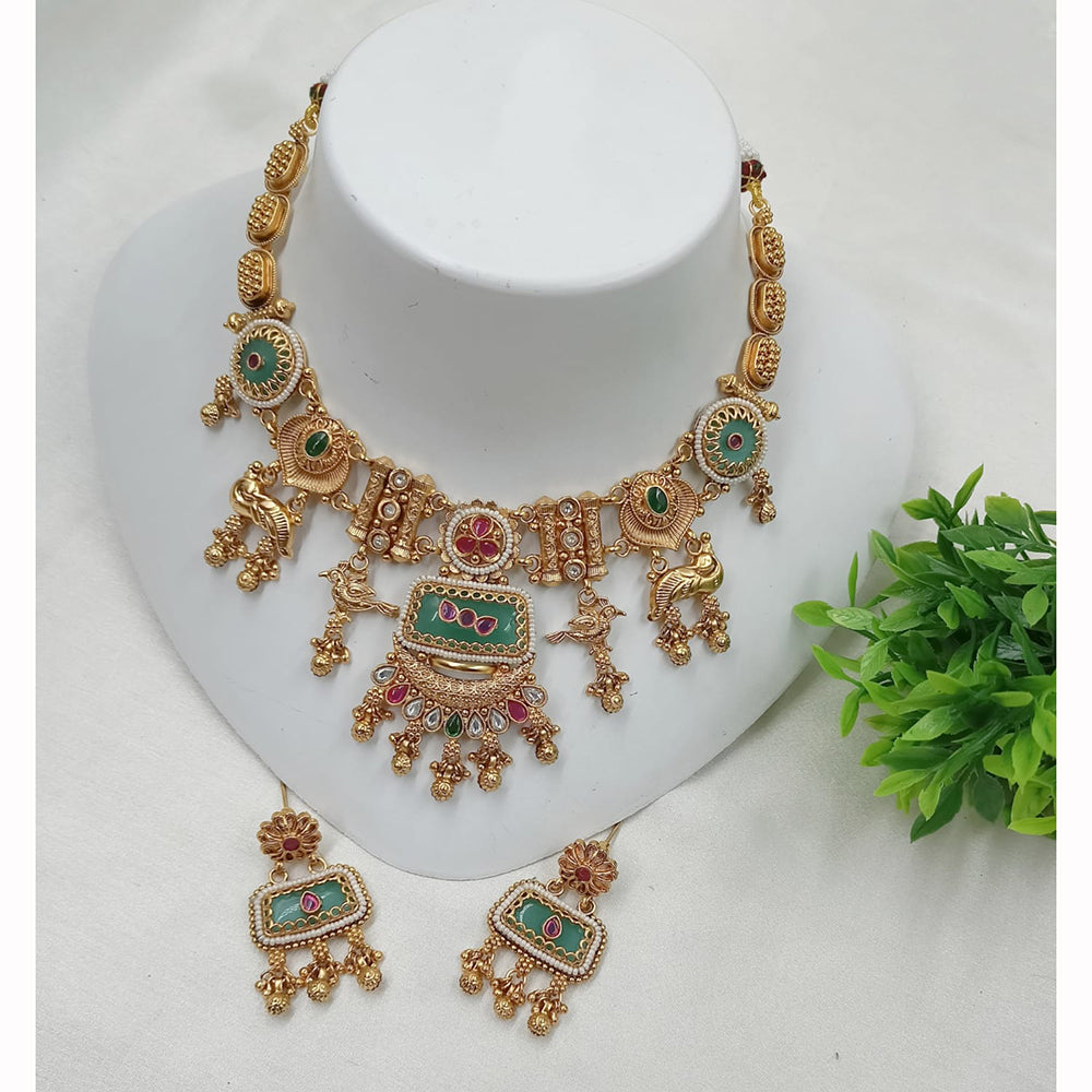 NAFJ Classic Pota Stone Necklace Set – JewelEMarket