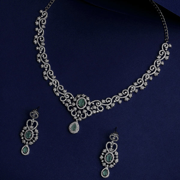 Silver pendant set tanishq store