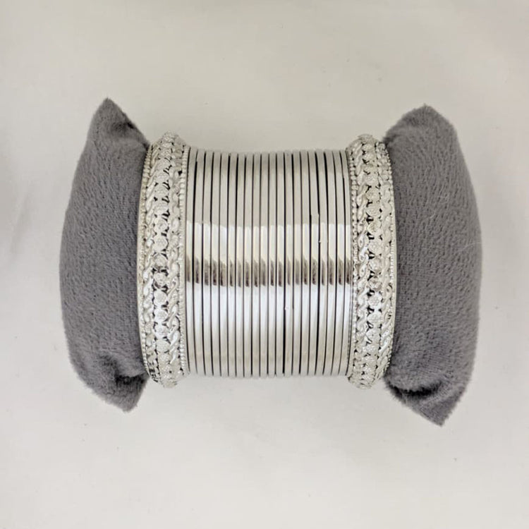 Shree Asha Bangles Silver Plated Bangles Set – JewelEMarket