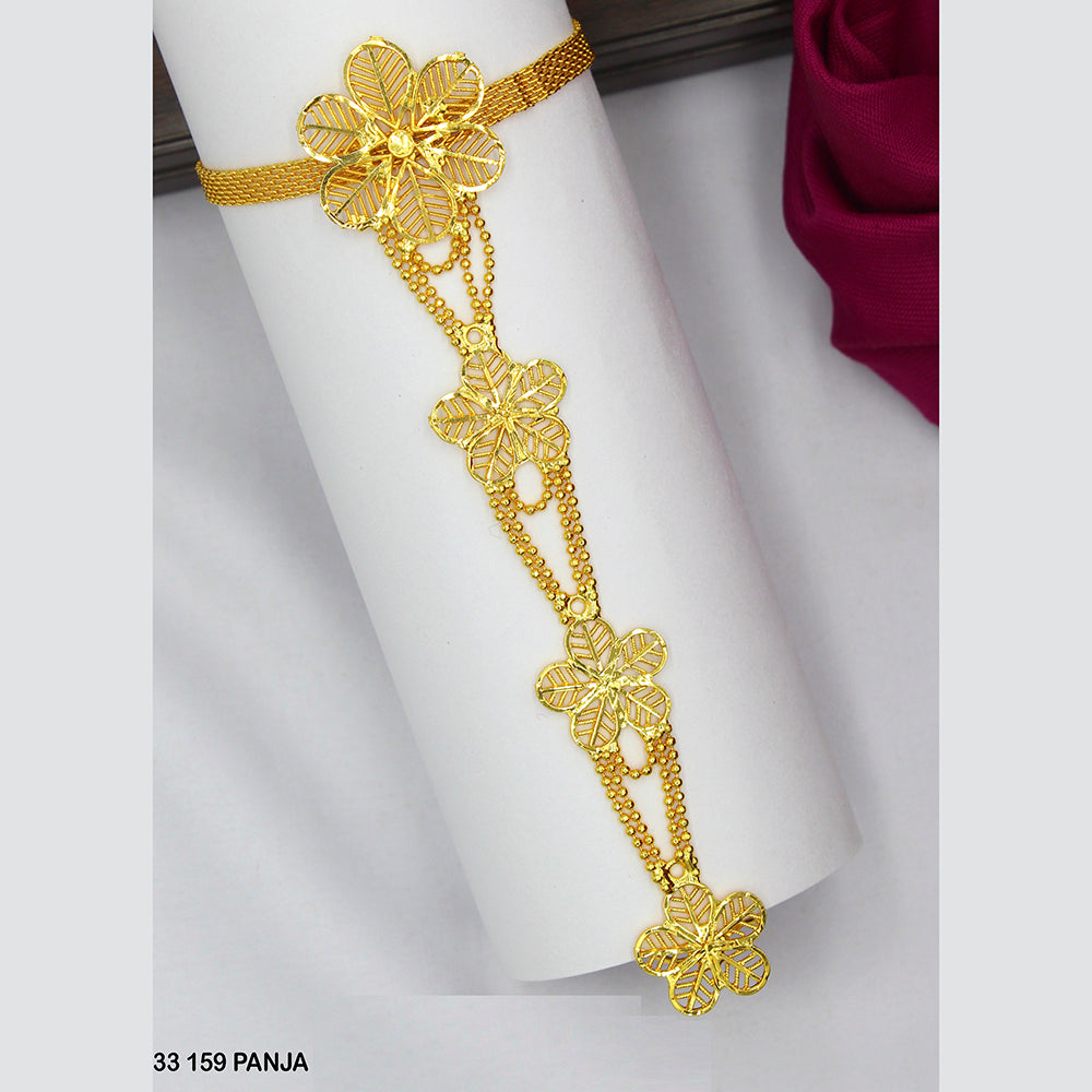 Mahavir Gold Plated Hand Panja – JewelEMarket
