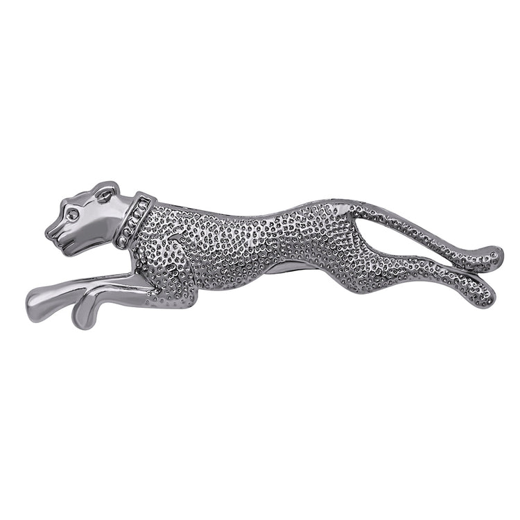 Mahi Rhodium Plated Silver Color Jaguar Brooch Lapel Pin for Men and B ...